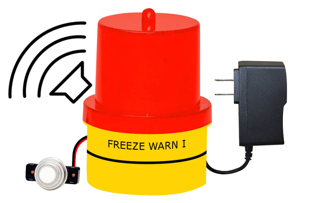 FREALM013P03: Heat Loss and Freeze Warning Light with Magnetic Base, 14 ...