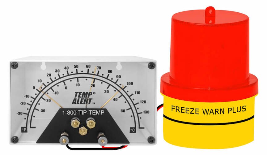 FREALM015: Freeze Warn Plus Thermometer and Alarm Light