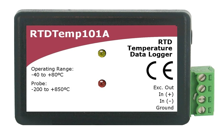 MATREC134: MadgeTech RTDTemp101A Low Cost RTD Temperature Data Loggers