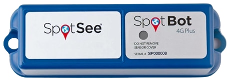 SpotBot 4G Plus Monitors Impact, Temperature, Humidity and GPS Location