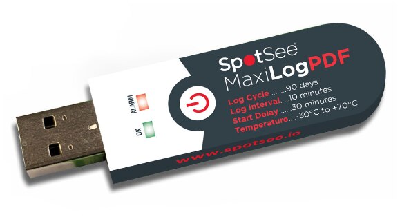 Maxilog PDF Pre-Programmed Single-Use Temperature Recorder | TIPTEMP