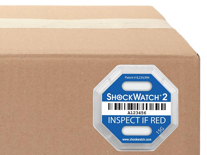 SHOSEN008: ShockWatch2 Impact Indicator 15G (Blue)