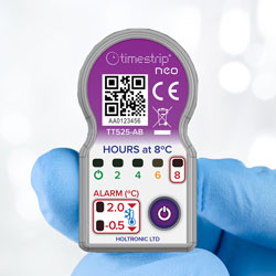 Single Use Electronic Time Temperature Indicator TT525-AB | TIP ...