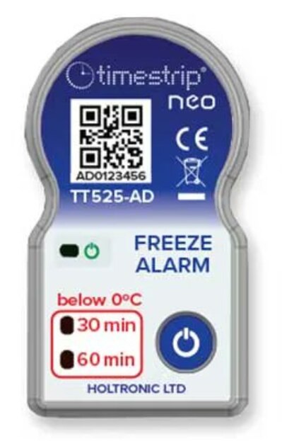 Neo Electronic Time Temperature Indicator Freeze Alarm TT525-AB | TIP ...