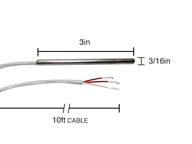 TIPRTD206: Cryogenic Low Temperature RTD Sensor (-100ºC)