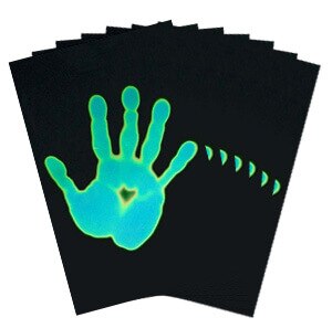 TLCSEN512: Reversible Thermochromic Temperature Sheet Sample Pack Range ...