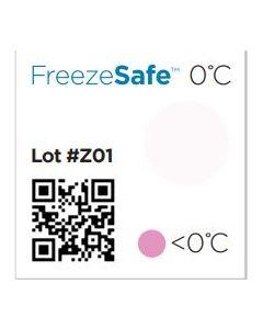 Freeze Safe Temperature Indicator Changes Color when Below 0ºC | TIPTEMP